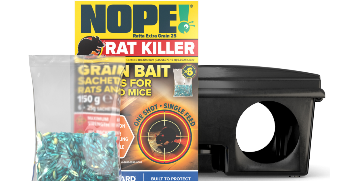 Out Now: NOPE! Rat Killer Grain Bait & Rodent Bait Station Range