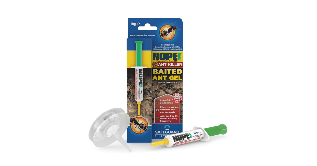 Out Now: NOPE! Reusable Ant Killer Bait Stations & Baited Ant Gel