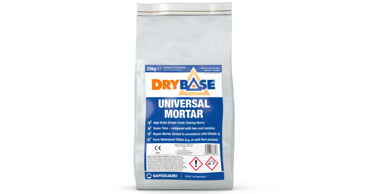 Drybase Universal Mortar - High-Build and Abrasion-Resistant ...