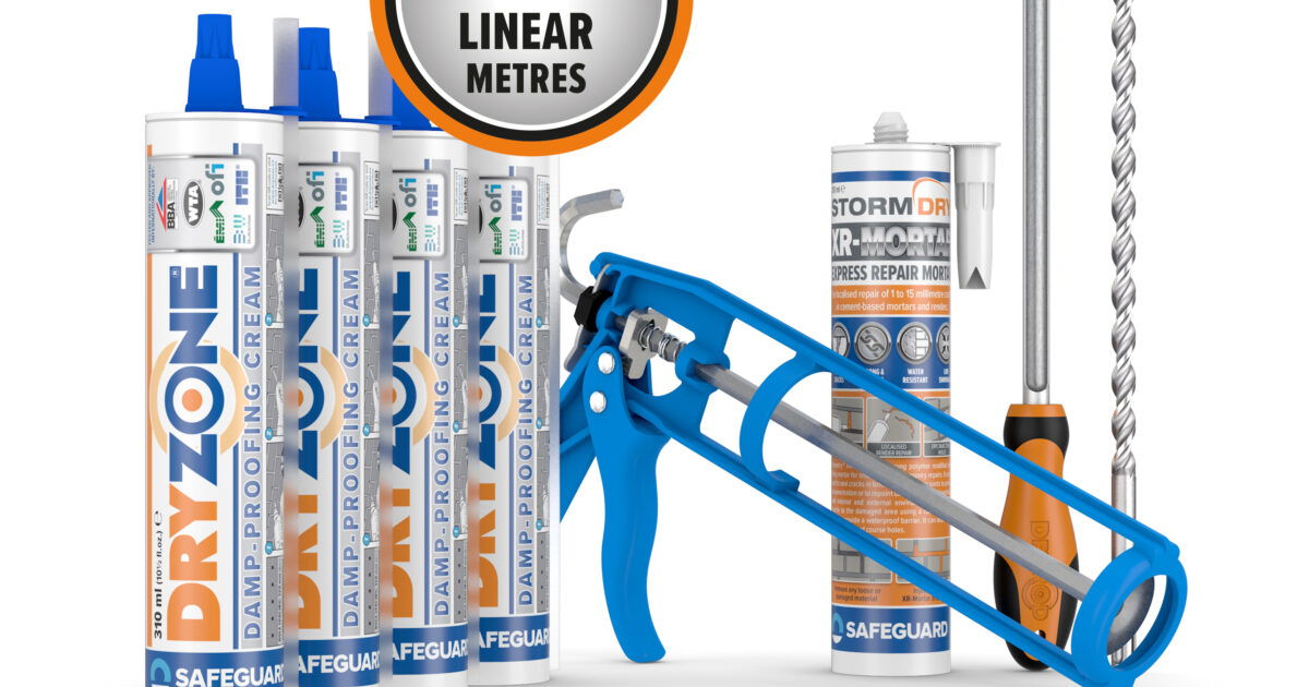 Dryzone Damp-Proofing Cream DPC Kits: BBA Approved Rising Damp Treatment