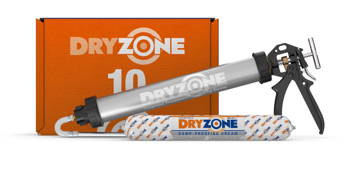 Dryzone Damp-Proofing Cream and Applicator Gun for Rising Damp