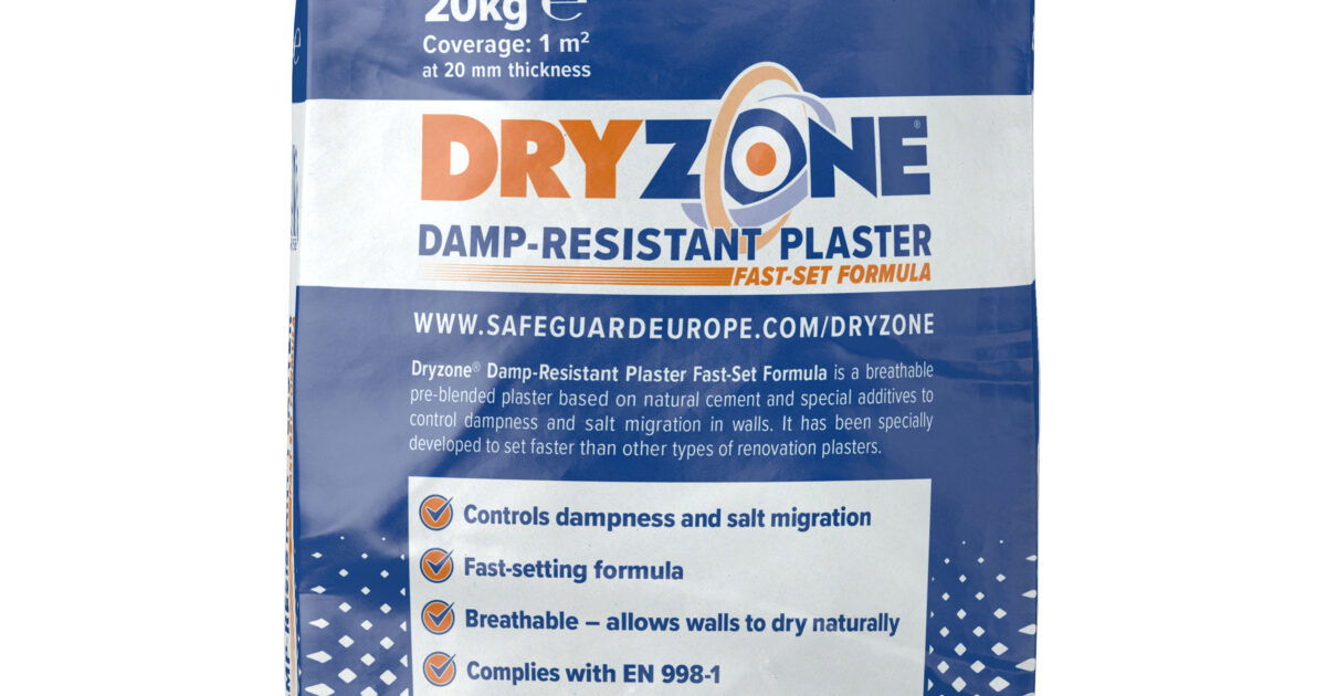 Dryzone Fast-Set Renovation Plaster - Replastering & Finishing - Damp ...
