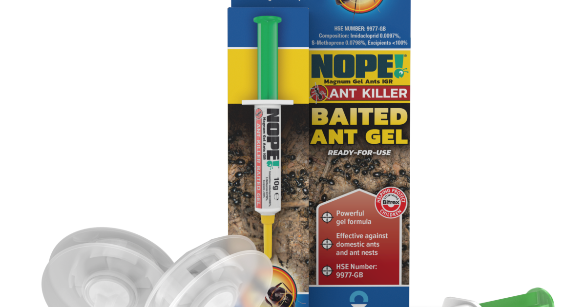 NOPE! Ant Killer Reusable Bait Stations and Baited Ant Gel