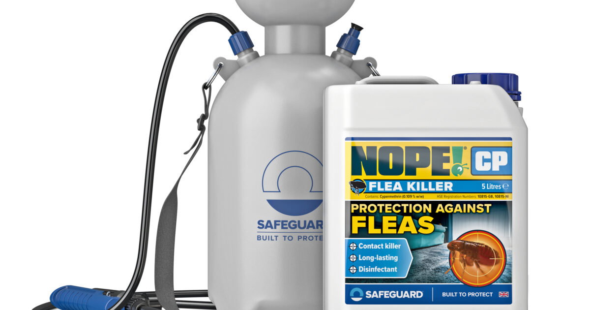 NOPE! CP Flea Killer (5L) and Pressure Sprayer | Safeguard Europe