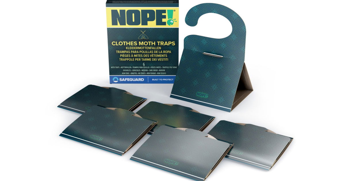 NOPE! Clothes Moth Traps | Safeguard Europe