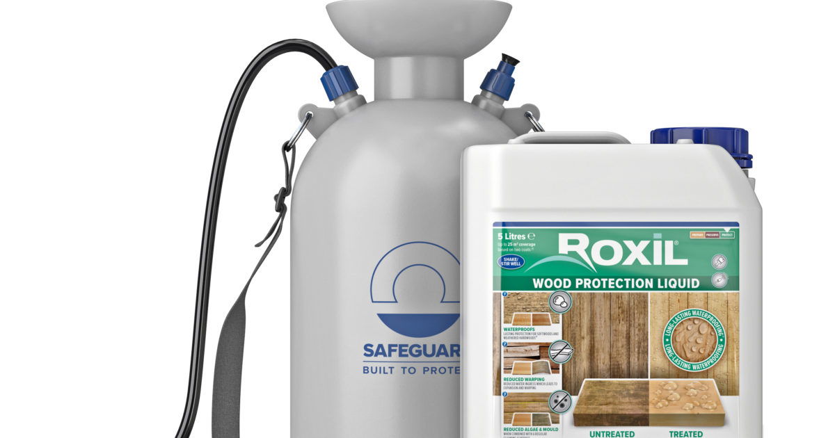 Roxil Wood Protection Liquid and Pressure Sprayer