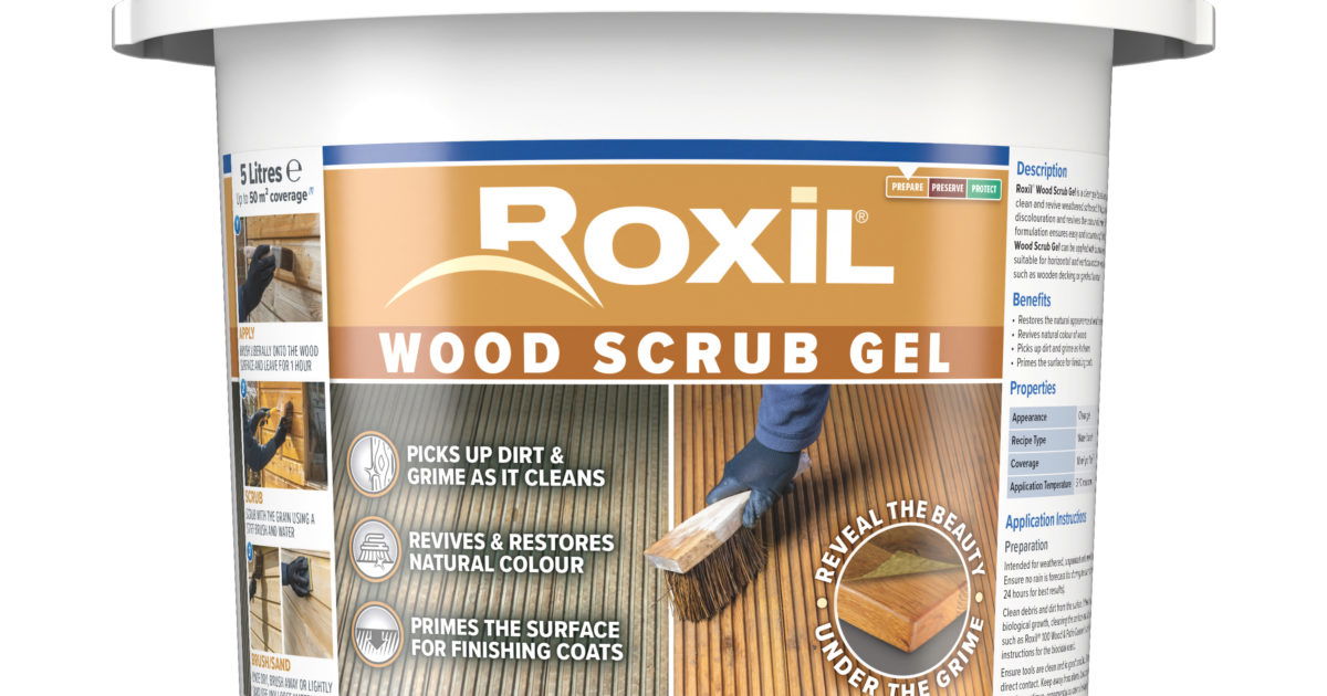 Roxil Wood Scrub Gel - Timber Treatments