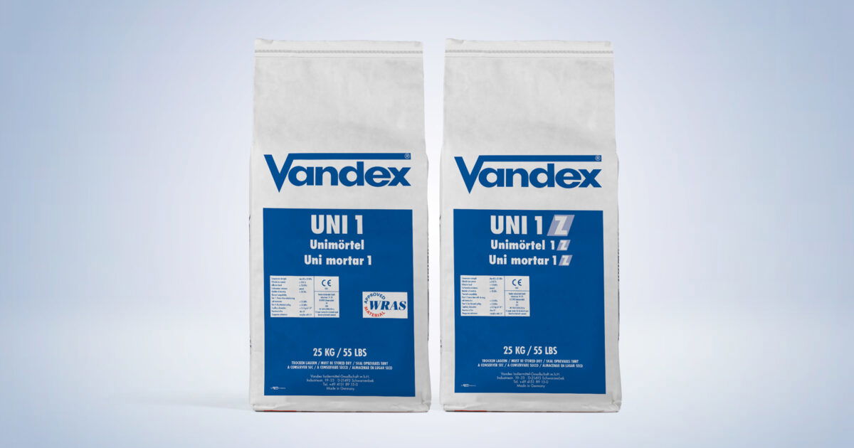 Vandex Uni 1 Waterproofing & Repair Mortar