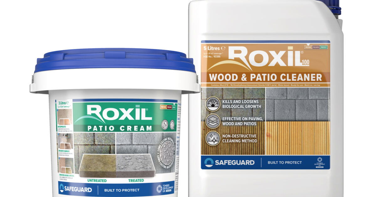 Roxil Patio and Decking Pack: Roxil 100 Green Mould, Algae & Lichen ...