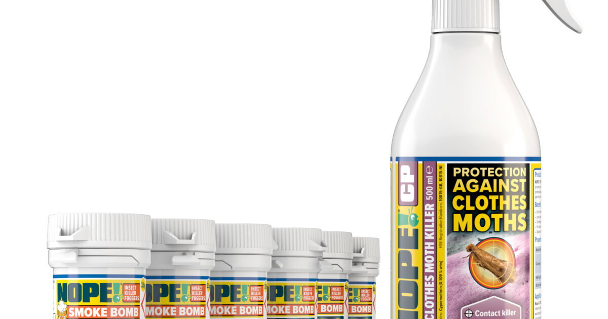 NOPE! CP Moth Killer and NOPE! Insect Killer Smoke or Bug Bombs - Moths ...