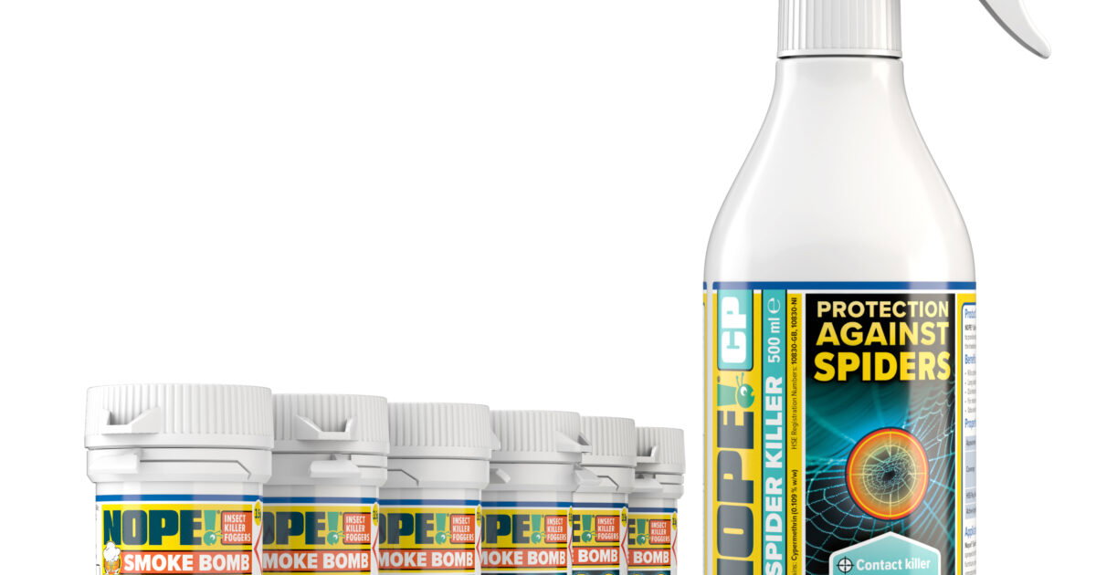 NOPE! CP Spider Killer Spray and NOPE! Insect Killer Smoke Bombs ...